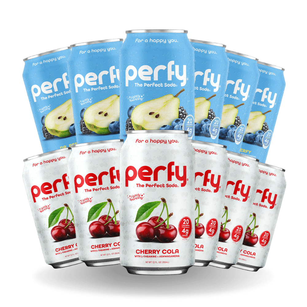 Best Sellers Variety Pack (12 Cans) - Caffeine Free Soda | Perfy