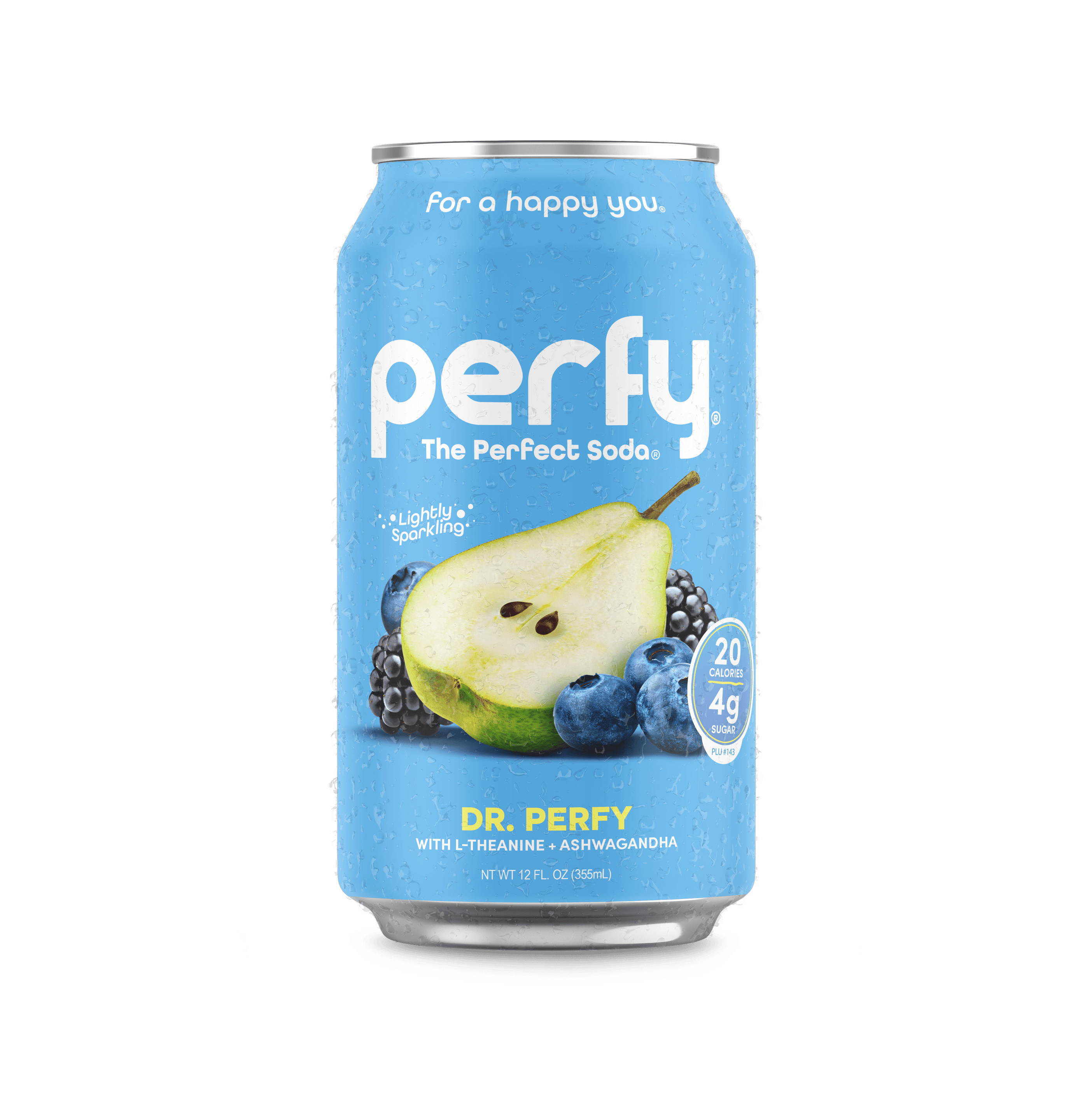 Low Sugar, Low Carb, Keto Certified, Nootropic, Healthy Soda | Perfy