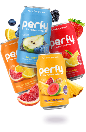 Boost Moods NOT Blood Sugar | Perfy Caffeine Free Soda